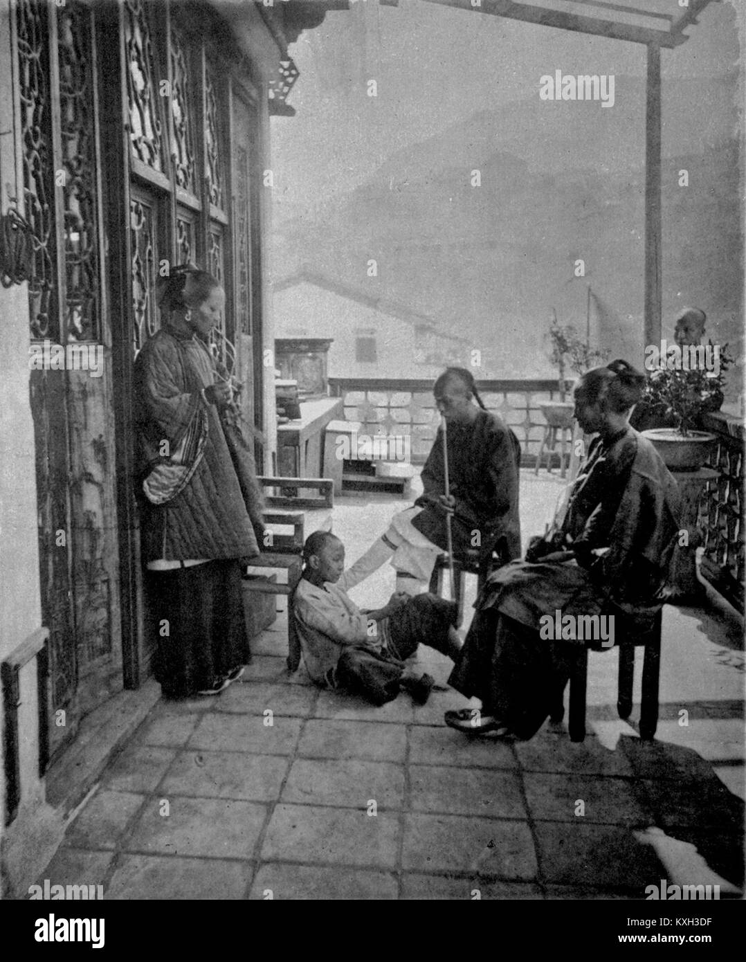 Indoor dining scene Black and White Stock Photos & Images - Alamy