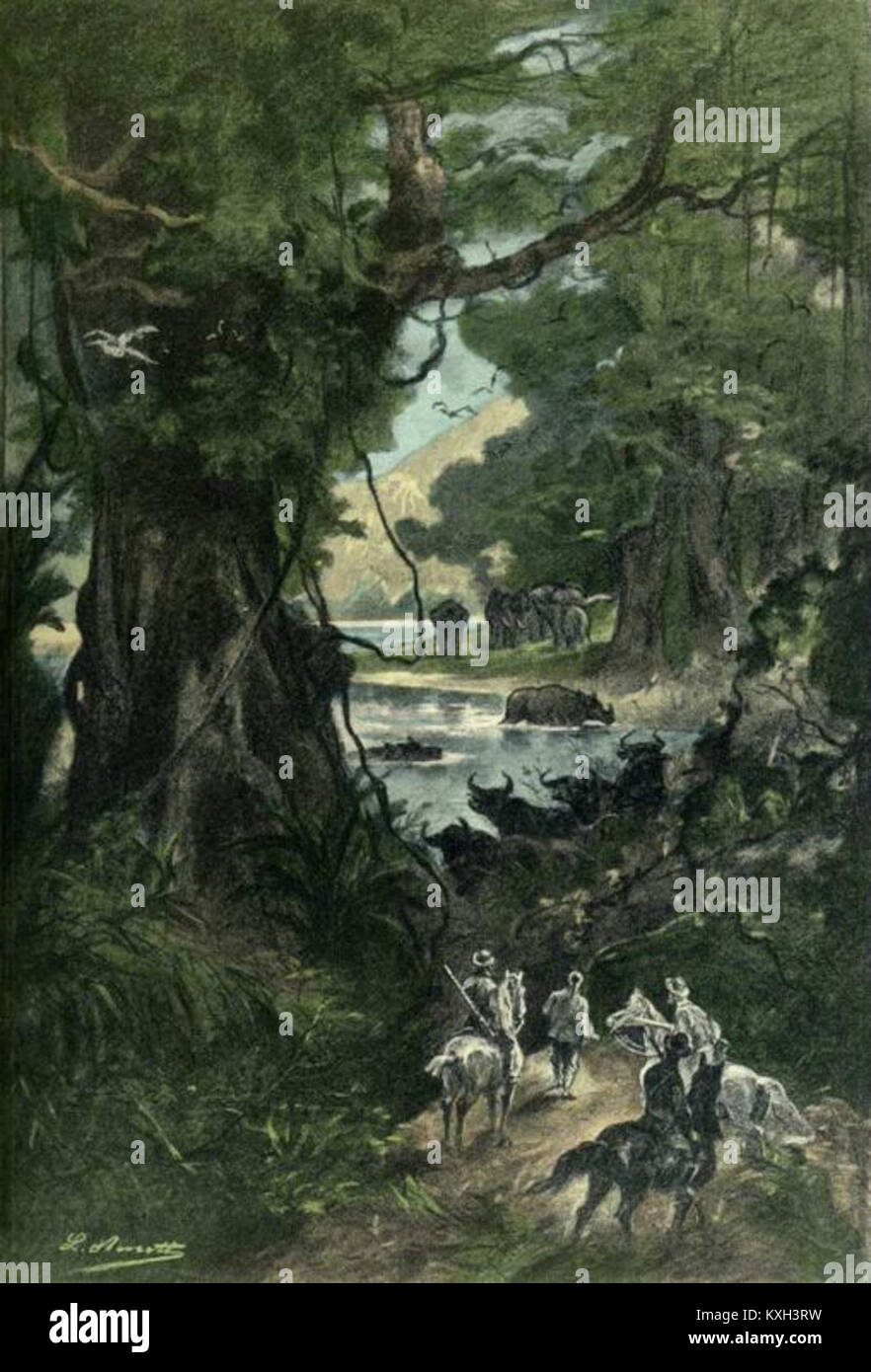 'The Vanished Diamond' by Léon Benett 42 Stock Photo - Alamy