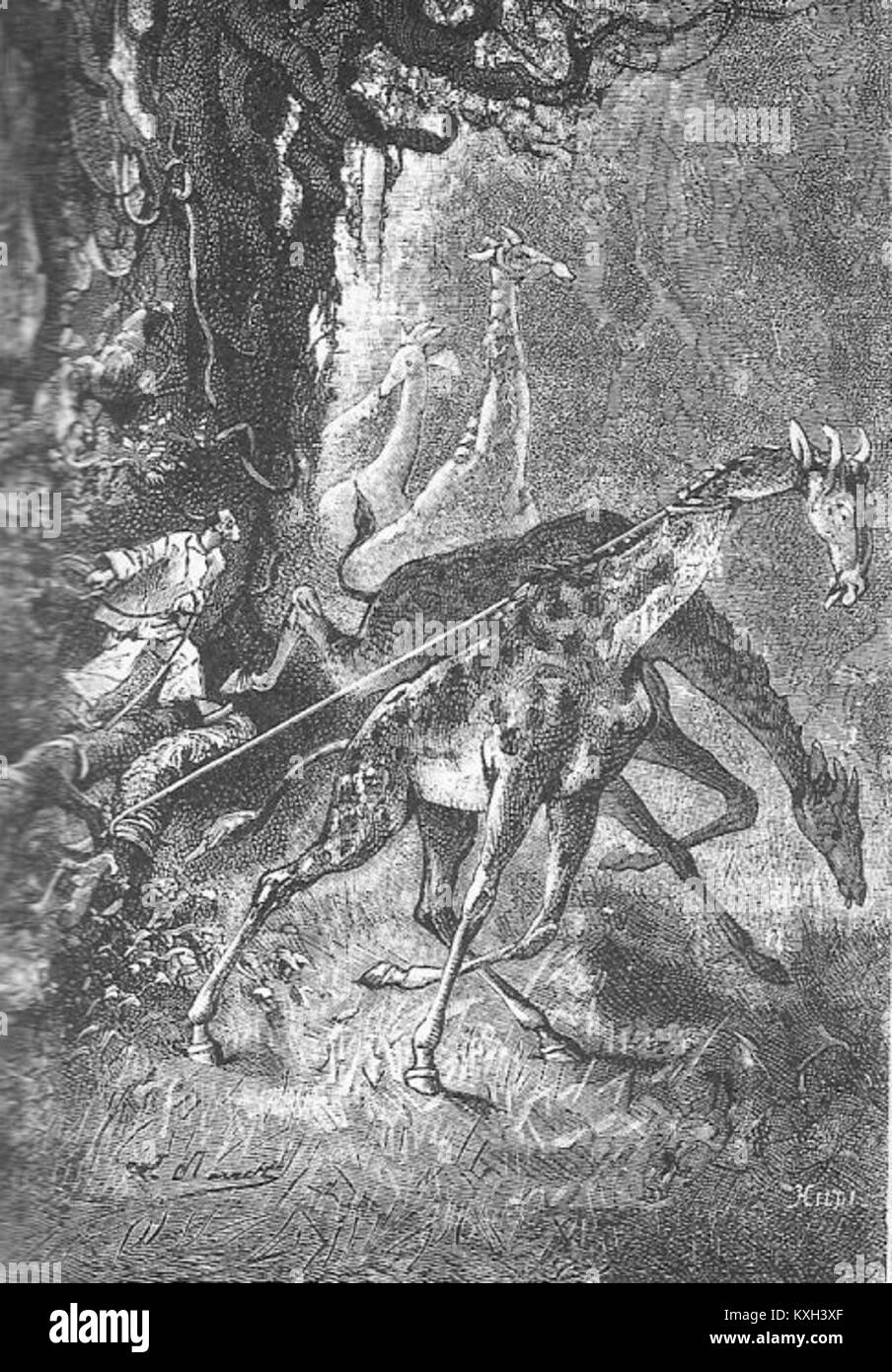 A scene from 'The Vanished Diamond,' a work by Léon Benett. This ...