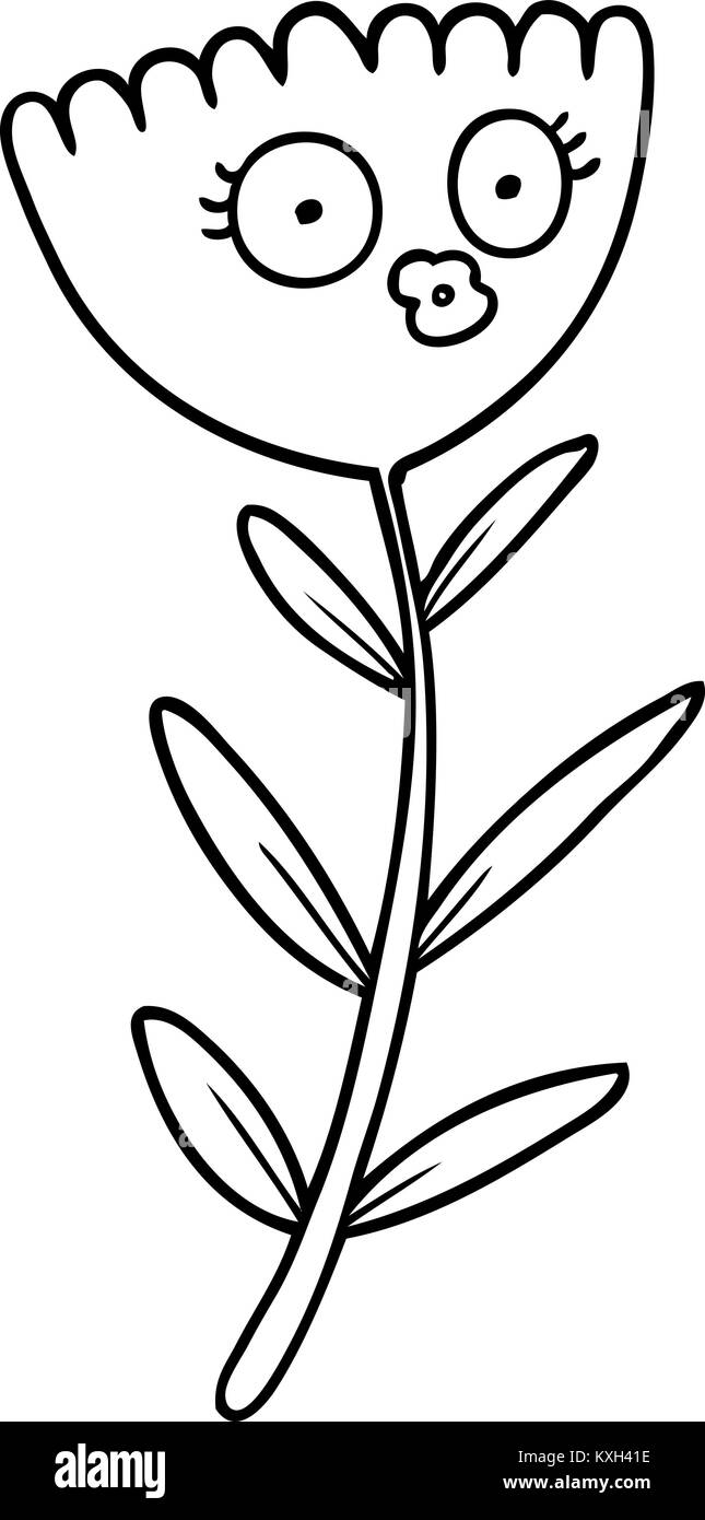 cartoon flower dancing Stock Vector Image & Art - Alamy