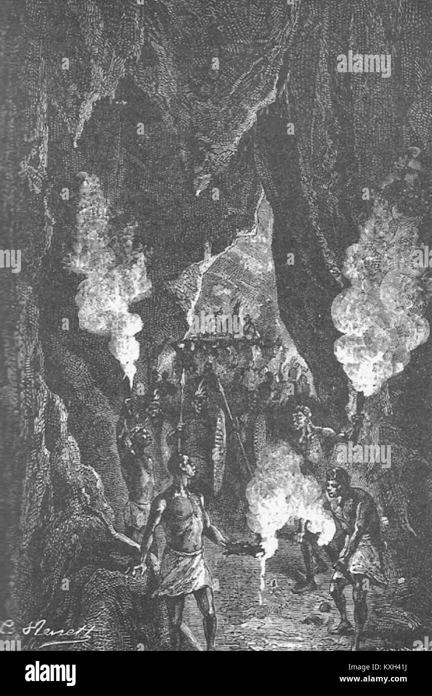 'The Vanished Diamond' is a work by Léon Benett, illustrating a scene ...