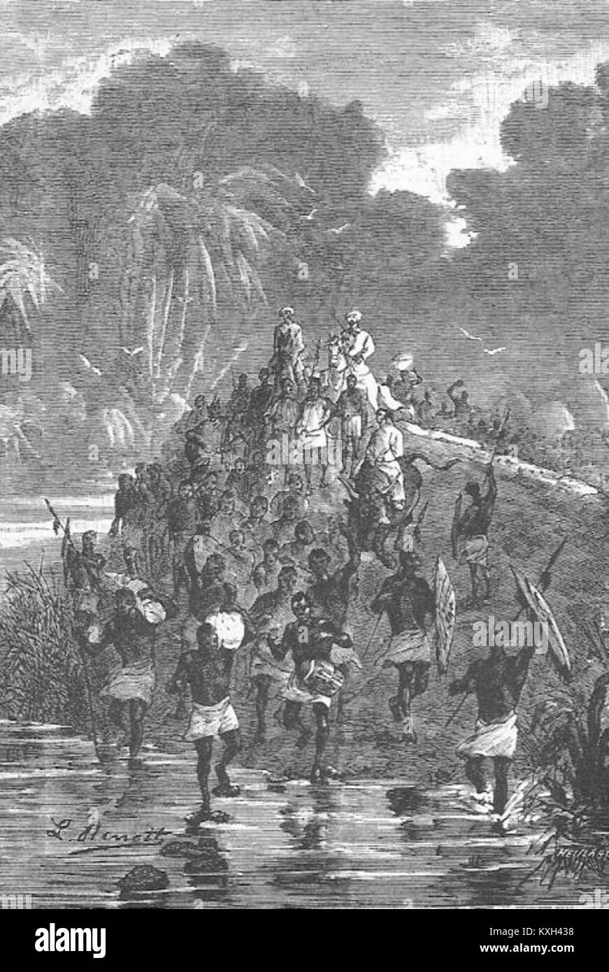 'The Vanished Diamond' by Léon Benett is a detailed illustration from a ...