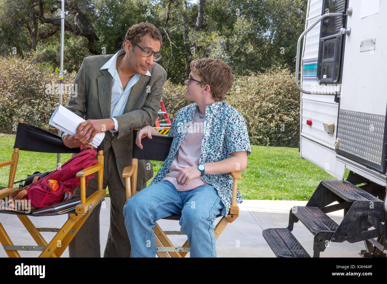 A TALE OF TWO COREYS, (from left): Richard Tanner, Justin Ellings (as ...