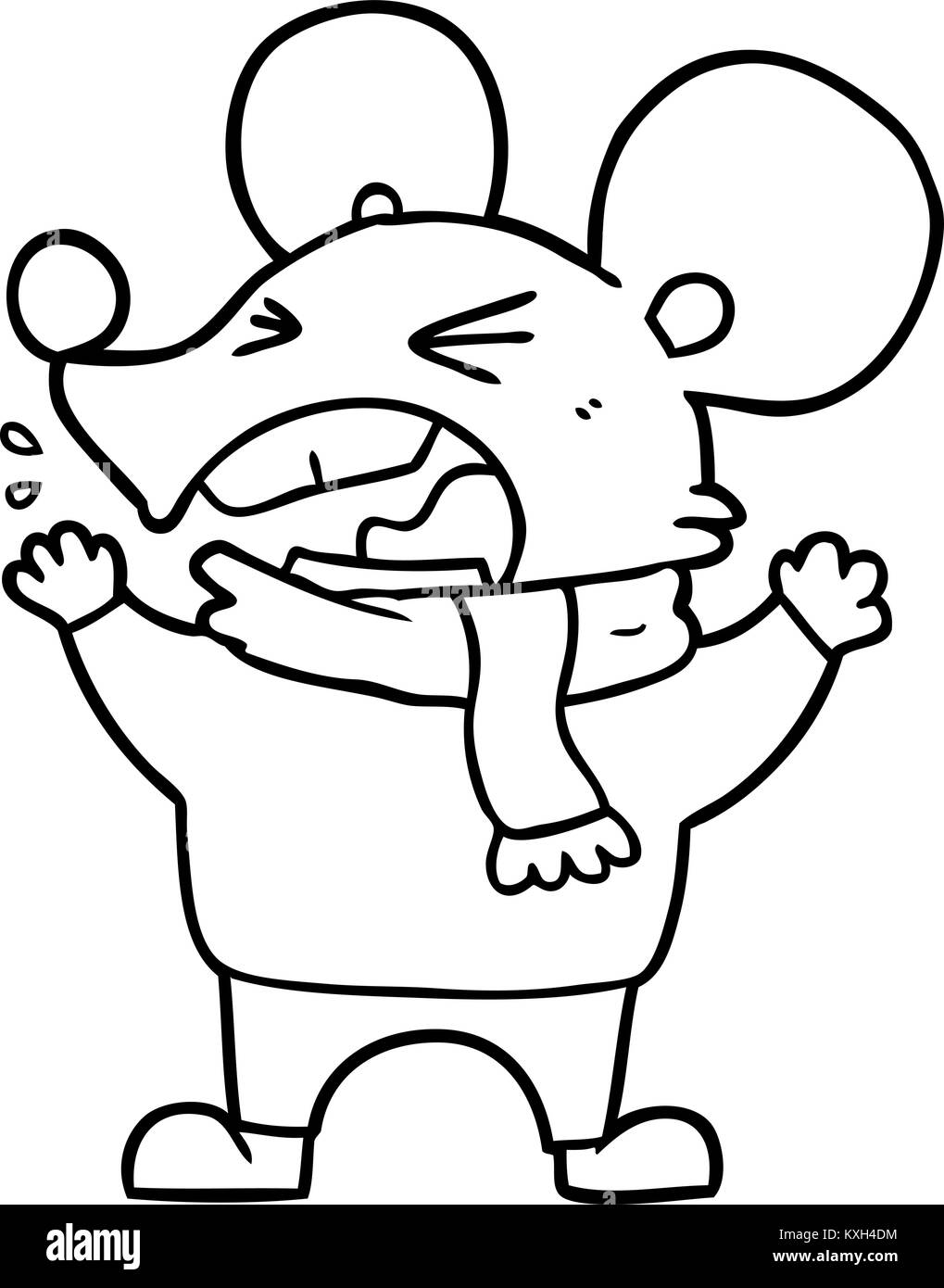 cartoon angry mouse Stock Vector Image & Art - Alamy