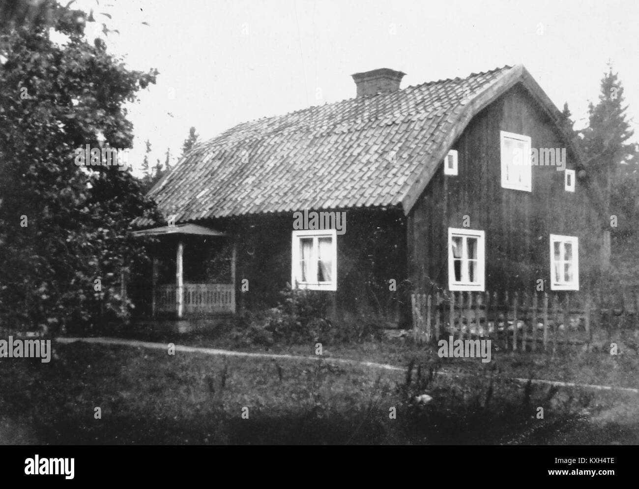 Akalla by Mellangården 1900 Stock Photo - Alamy