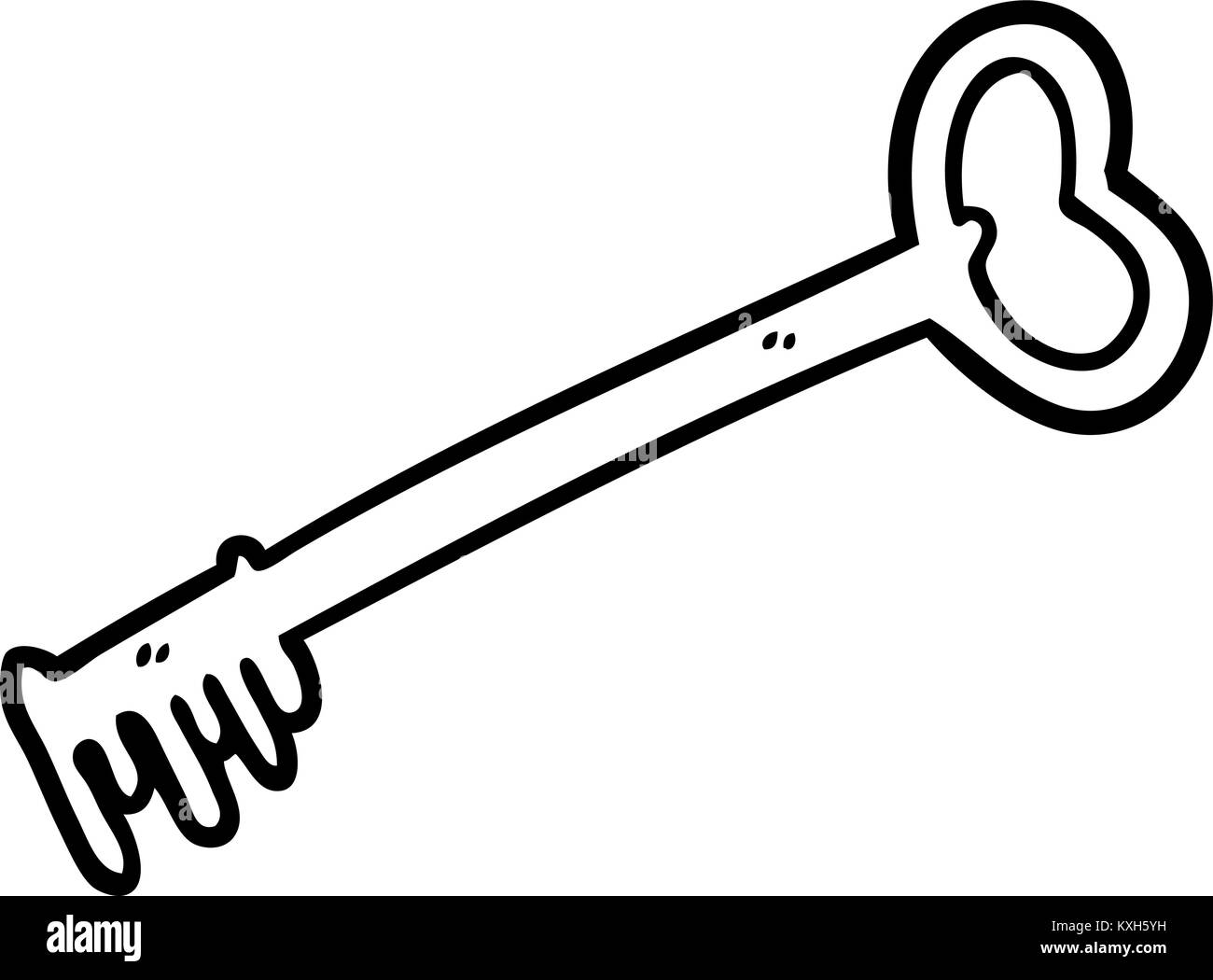 cartoon fancy old key Stock Vector Image & Art - Alamy