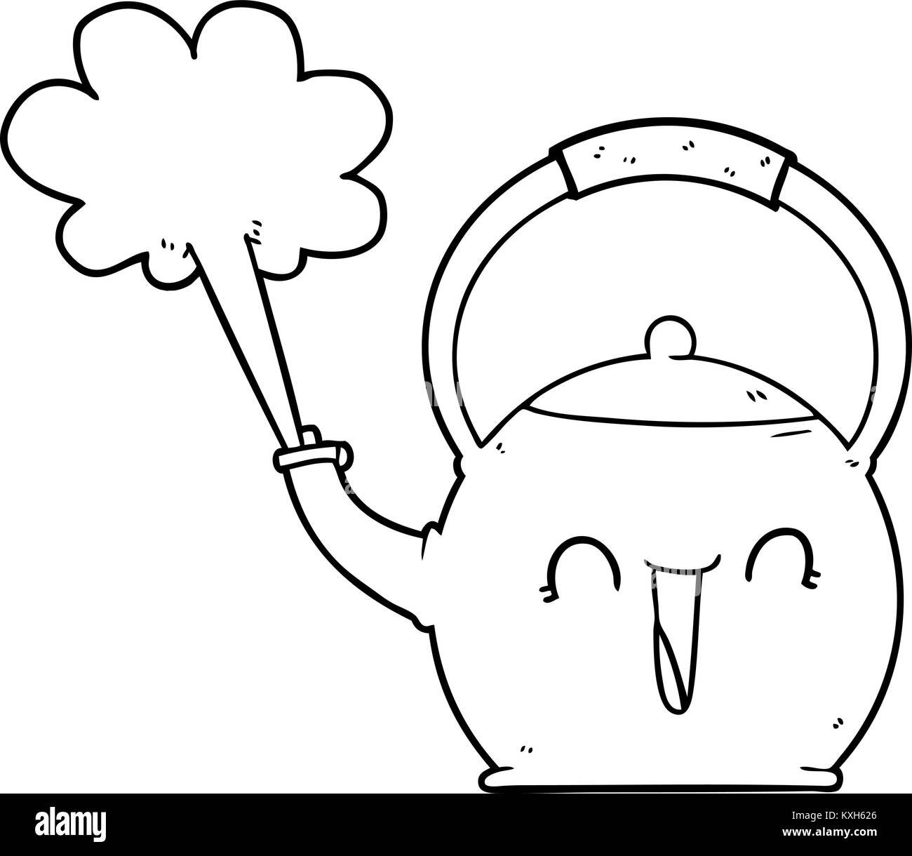 Boiling Teapot Clipart