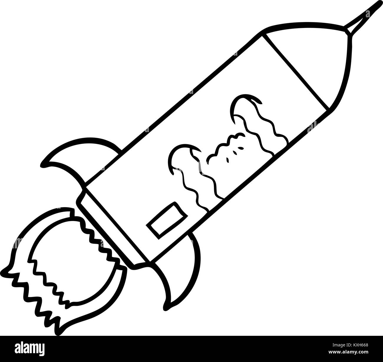 cartoon crying rocket Stock Vector Image & Art - Alamy