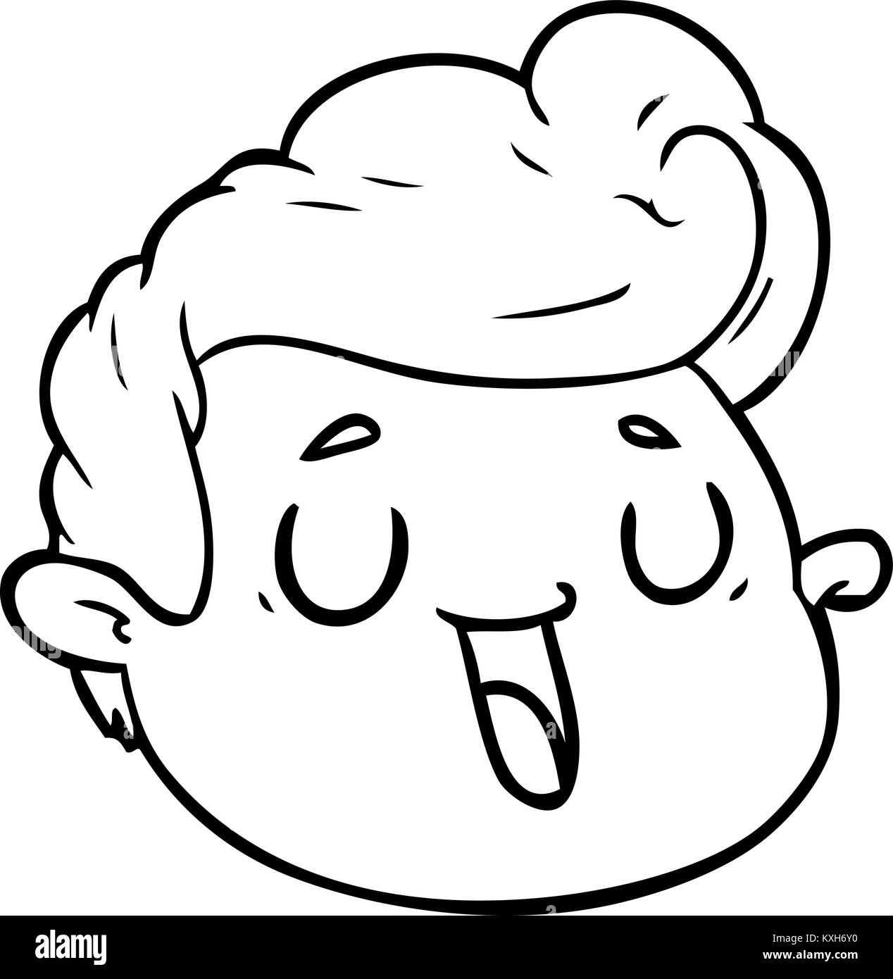 cartoon male face Stock Vector Image & Art - Alamy