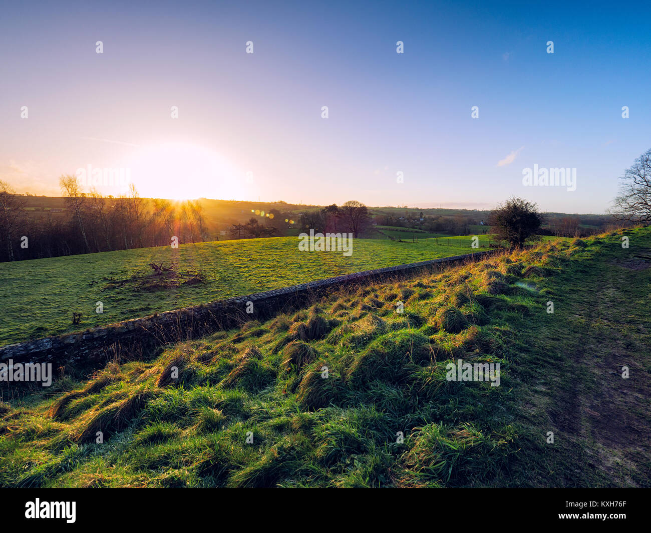 winter countryside morning,Northern Ireland Stock Photo - Alamy