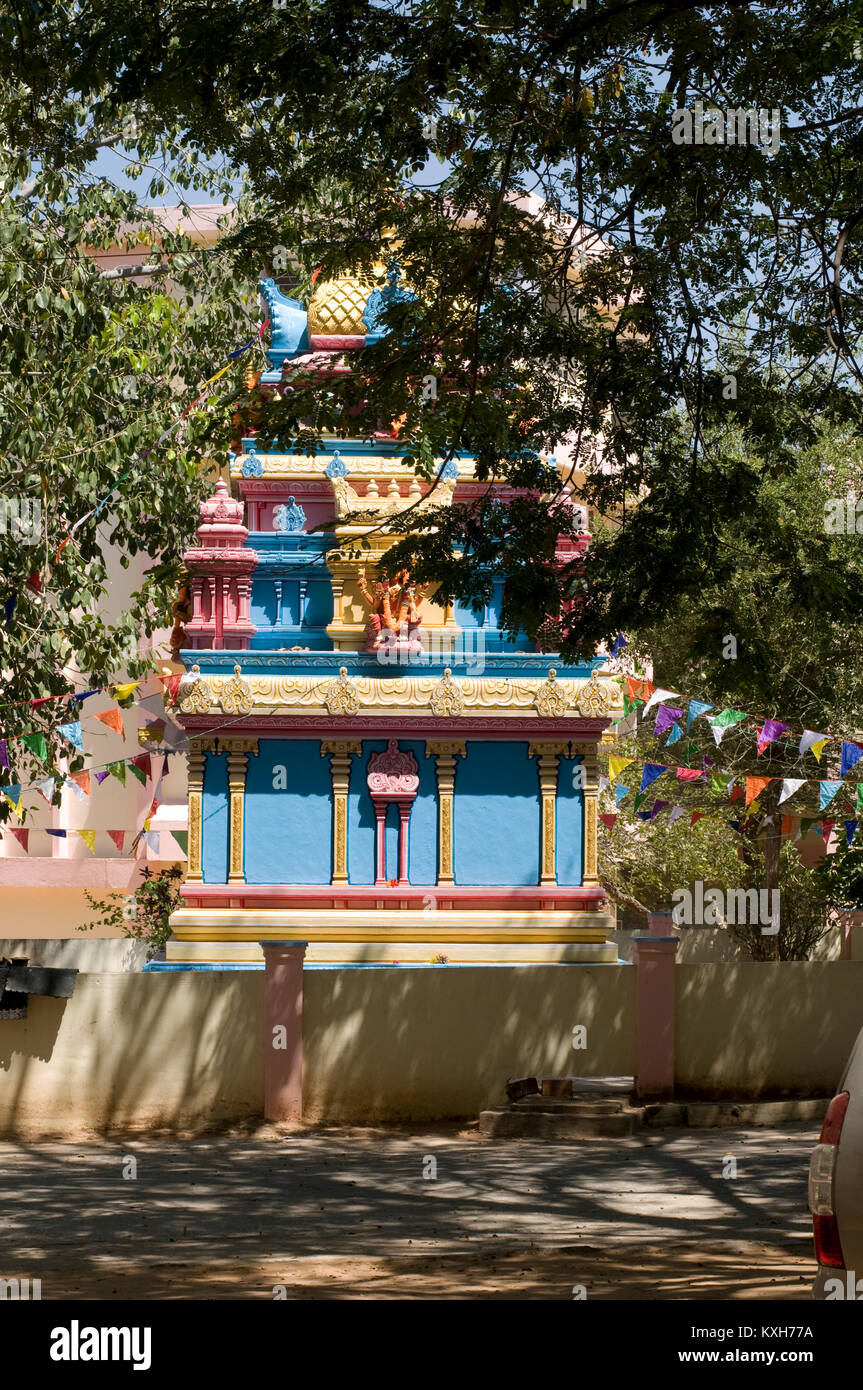 Hindu Shrine in Puttaparthi South India Stock Photo - Alamy