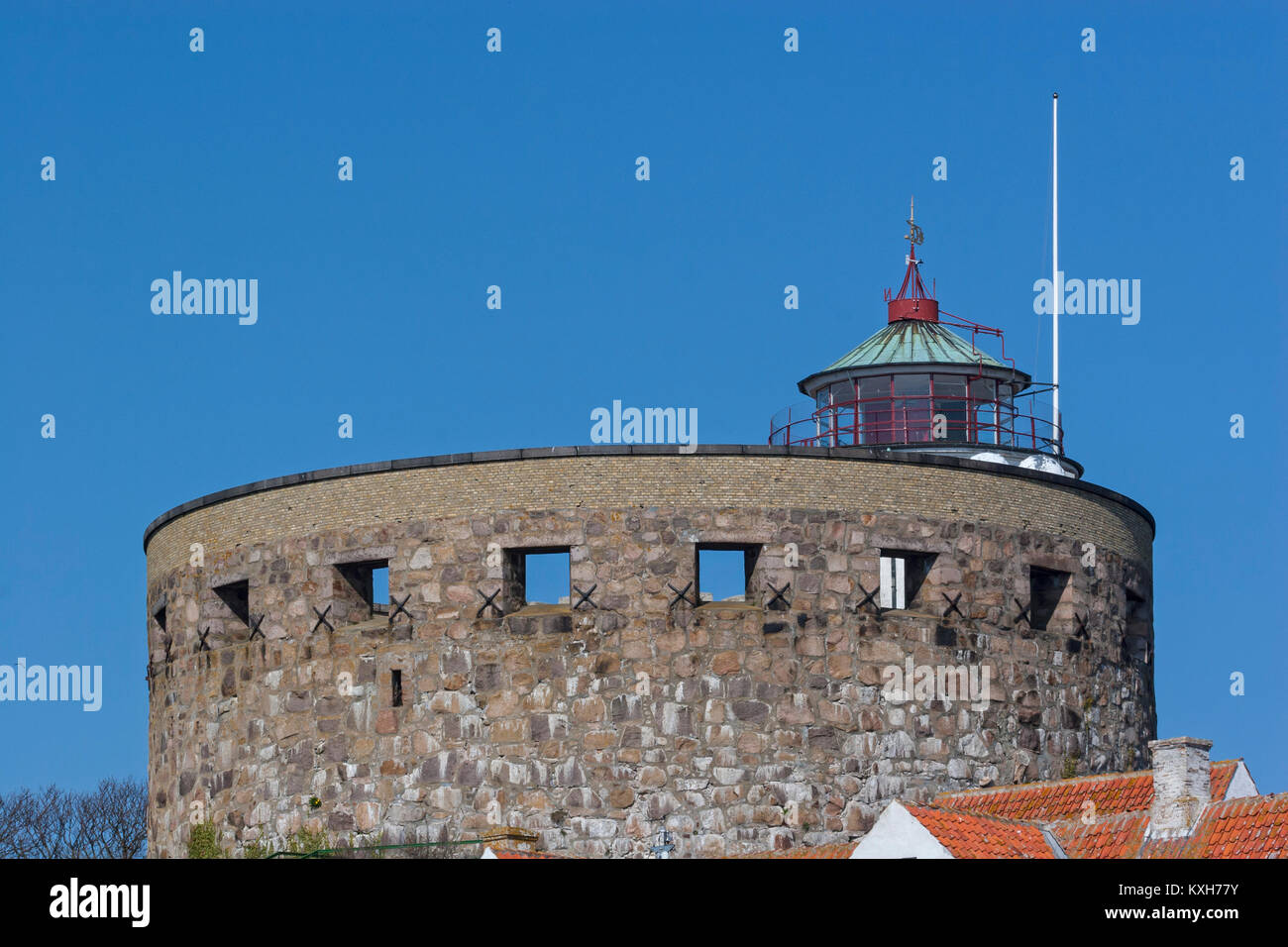 Big Tower, Christiansø, Ertholmene, Bornholm, Denmark Stock Photo - Alamy