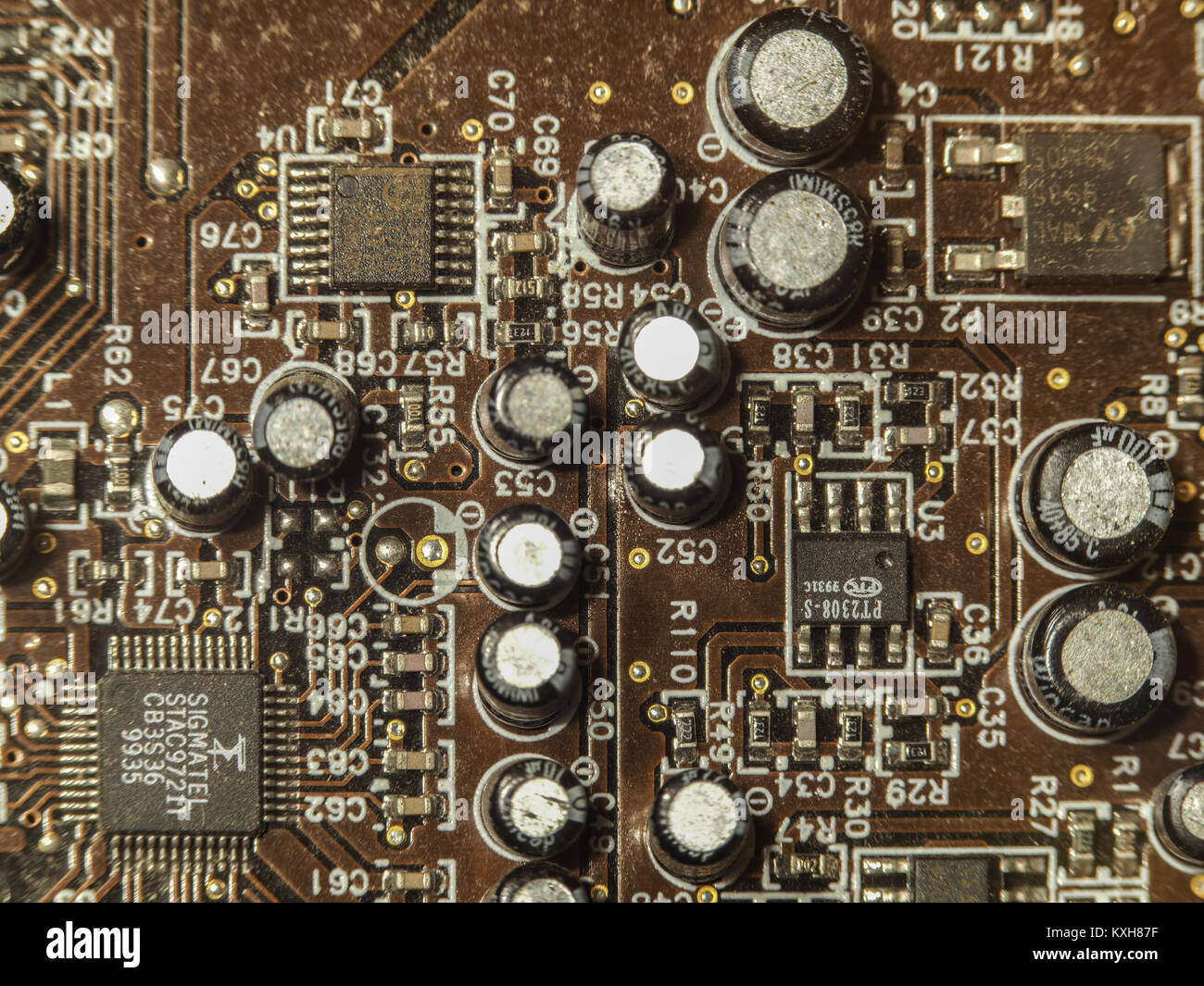 Computer Electronics Circuit Board Stock Photo - Alamy