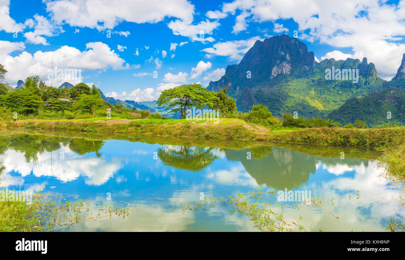 Laos scenery natural landscape hi-res stock photography and images - Alamy