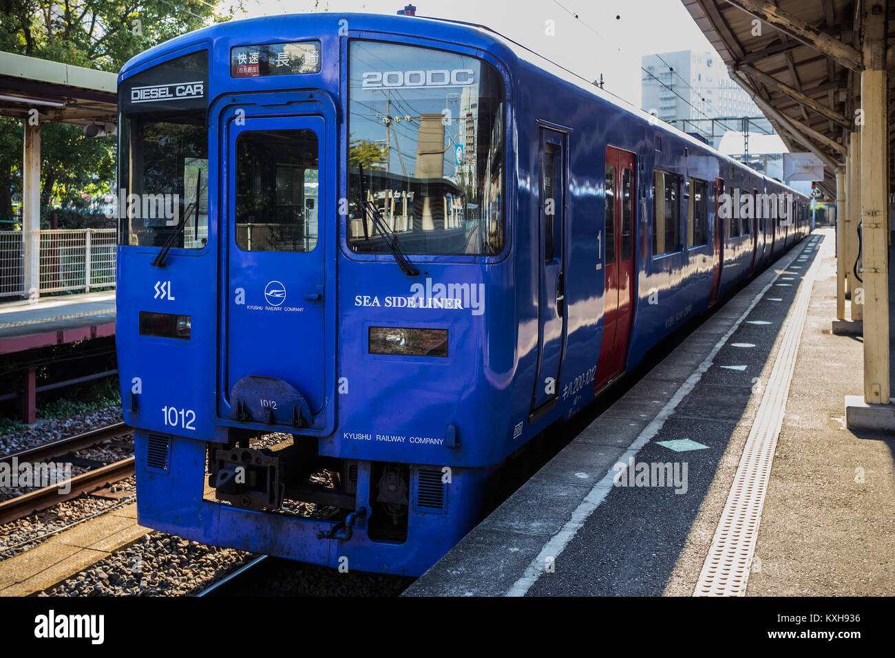 NAGASAKI, JAPAN - NOVEMBER 14: Seaside Liner in Nagasaki, Japan on ...