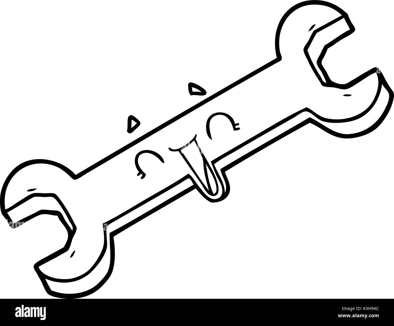 cartoon laughing spanner Stock Vector Image & Art - Alamy