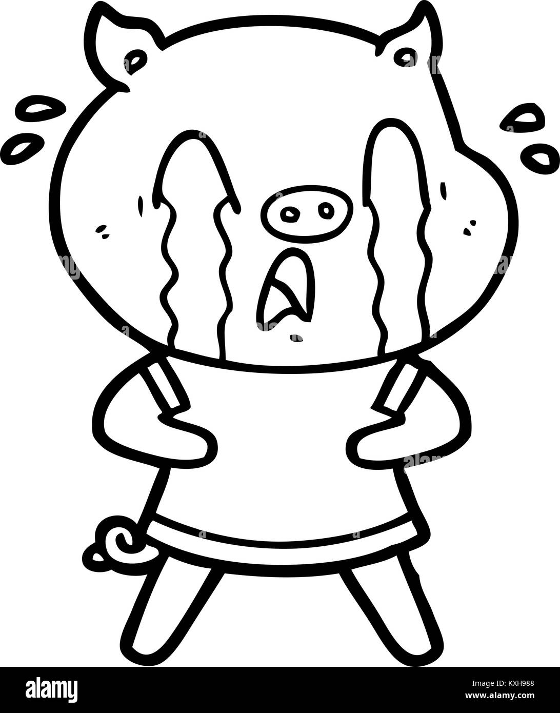 Crying Pig