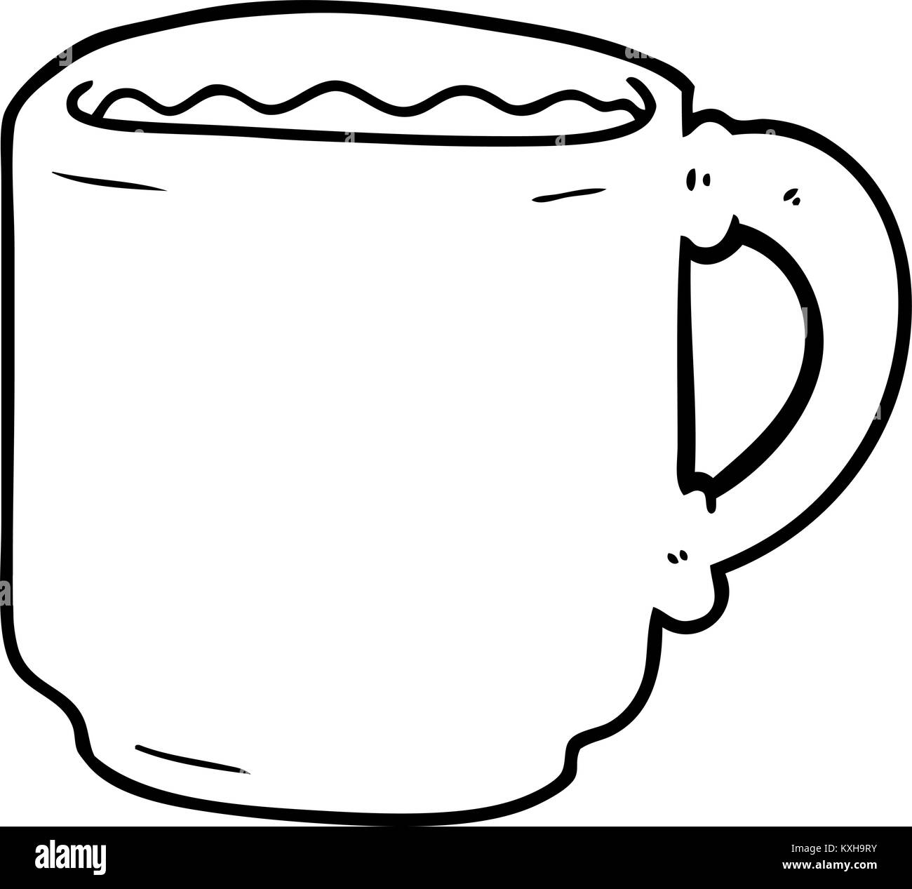 cartoon coffee mug Stock Vector Image & Art - Alamy