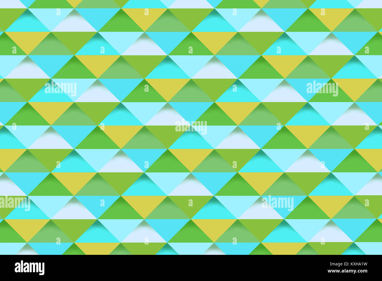 Vintage and Retro Colored Triangle Background with Three Dimensional ...