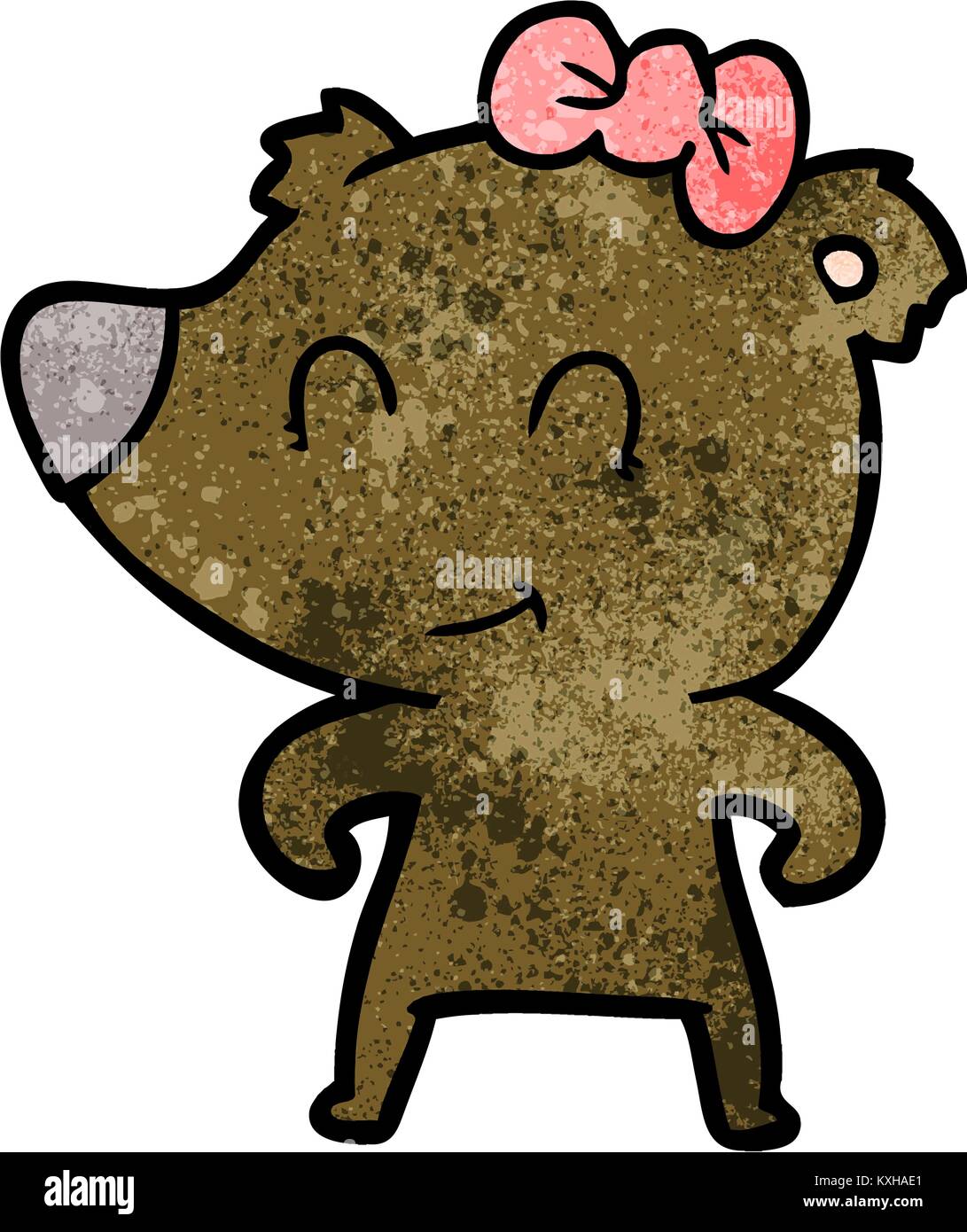 female bear cartoon Stock Vector Image & Art - Alamy