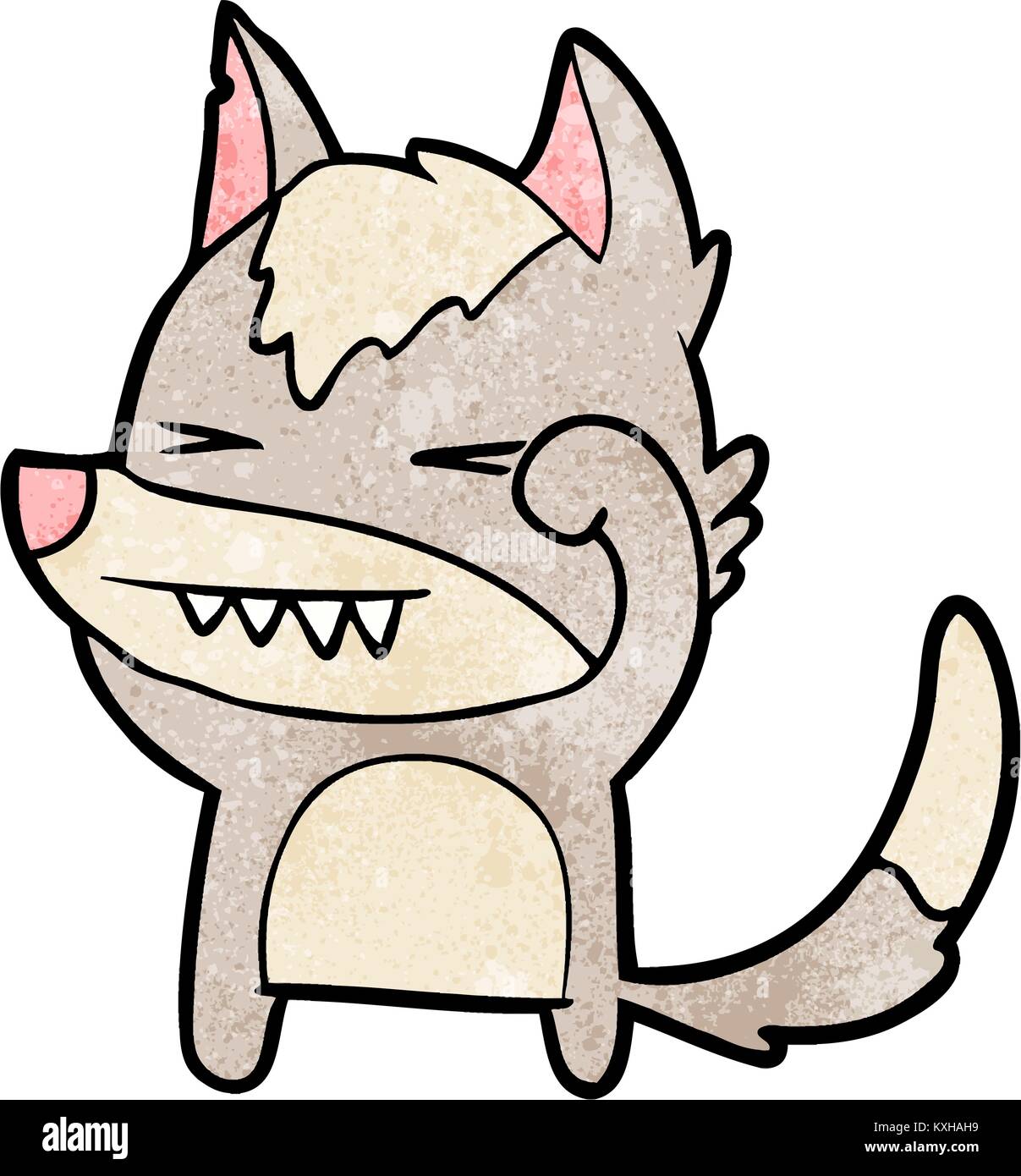 tired wolf cartoon Stock Vector Image & Art - Alamy