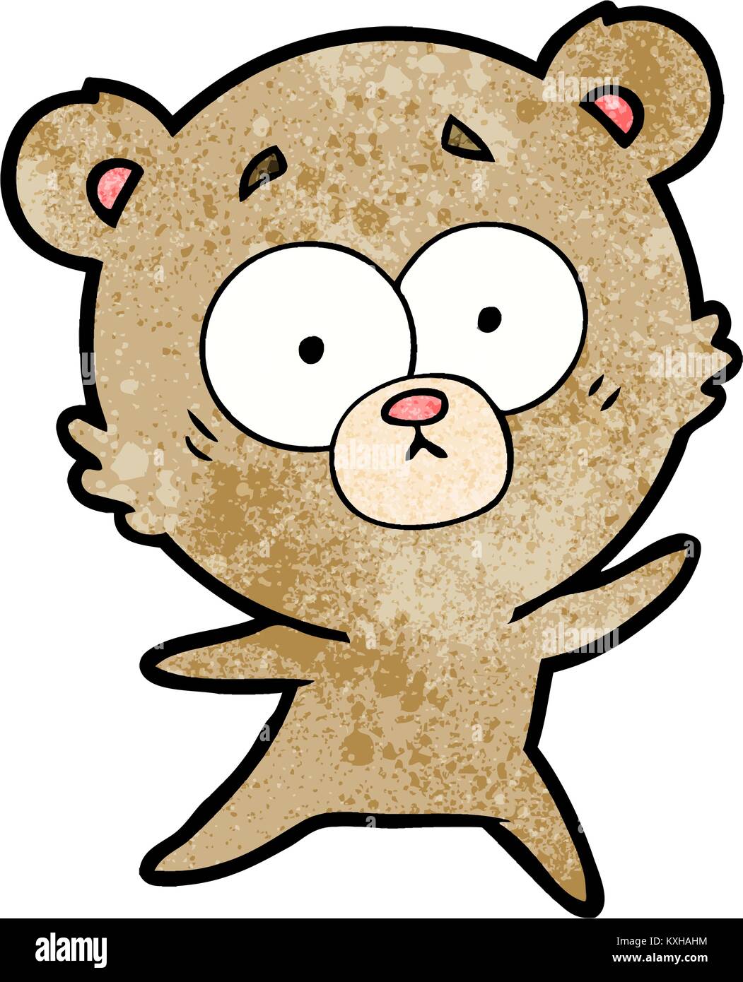 anxious bear cartoon Stock Vector Image & Art - Alamy