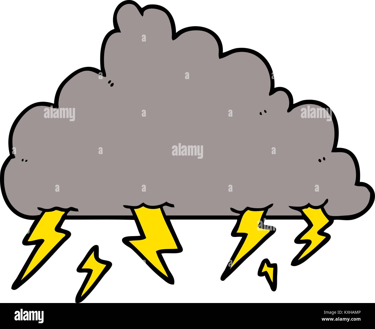 Thunder Cartoon High Resolution Stock Photography and Images - Alamy