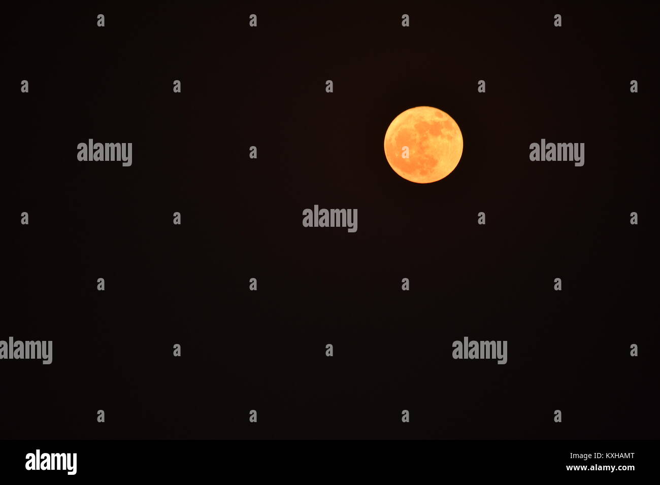 BEAUTIFUL MOON IN NATURAL BACKGROUND Stock Photo - Alamy