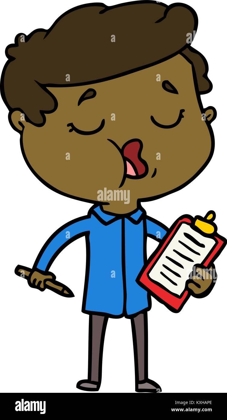 cartoon man talking Stock Vector Image & Art - Alamy