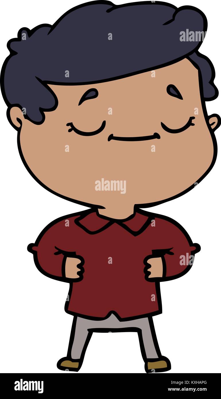 cartoon proud man Stock Vector Image & Art - Alamy