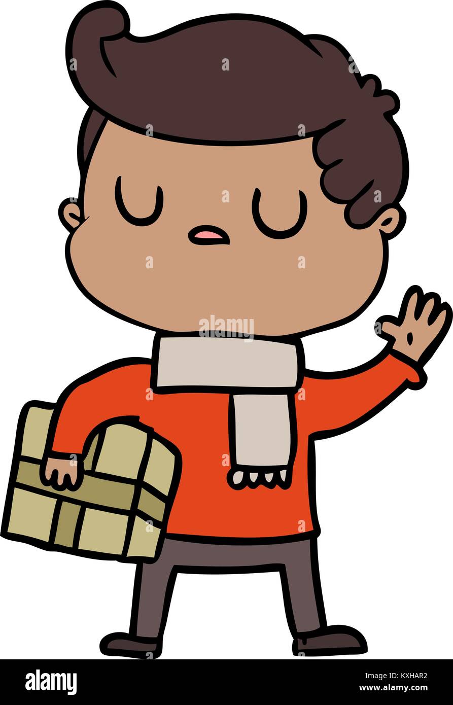 cartoon aloof man Stock Vector Image & Art - Alamy