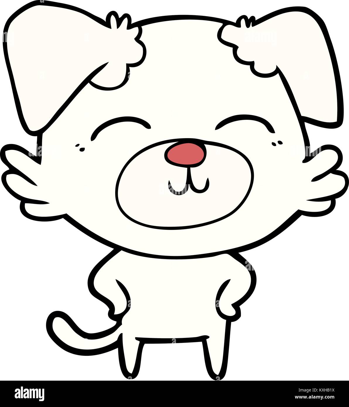 Dog animals cartoon illustration Stock Vector Images - Alamy