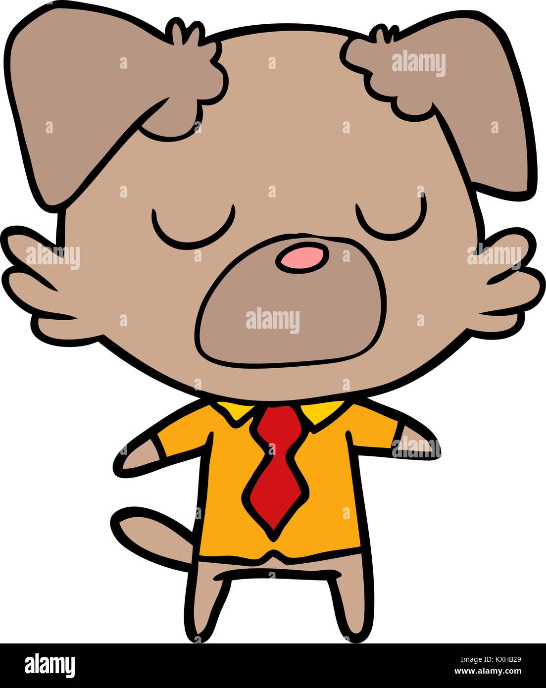 cartoon dog manager Stock Vector Image & Art - Alamy