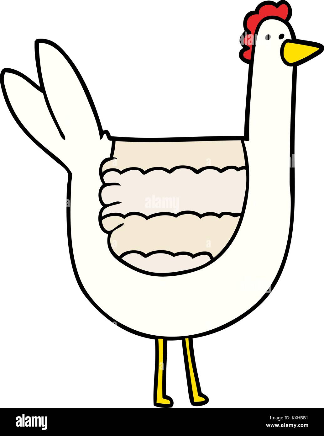 Chicken drawing Stock Vector Images - Alamy