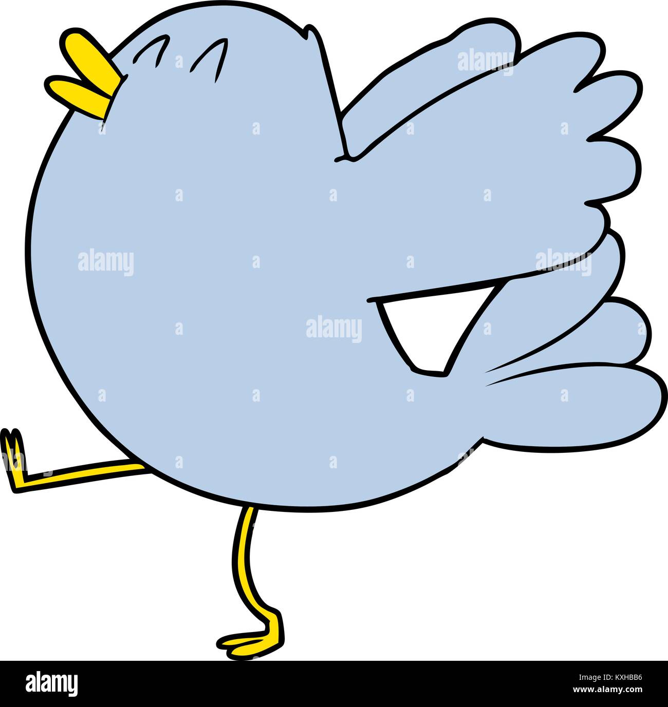 cartoon flapping bird Stock Vector Image & Art - Alamy