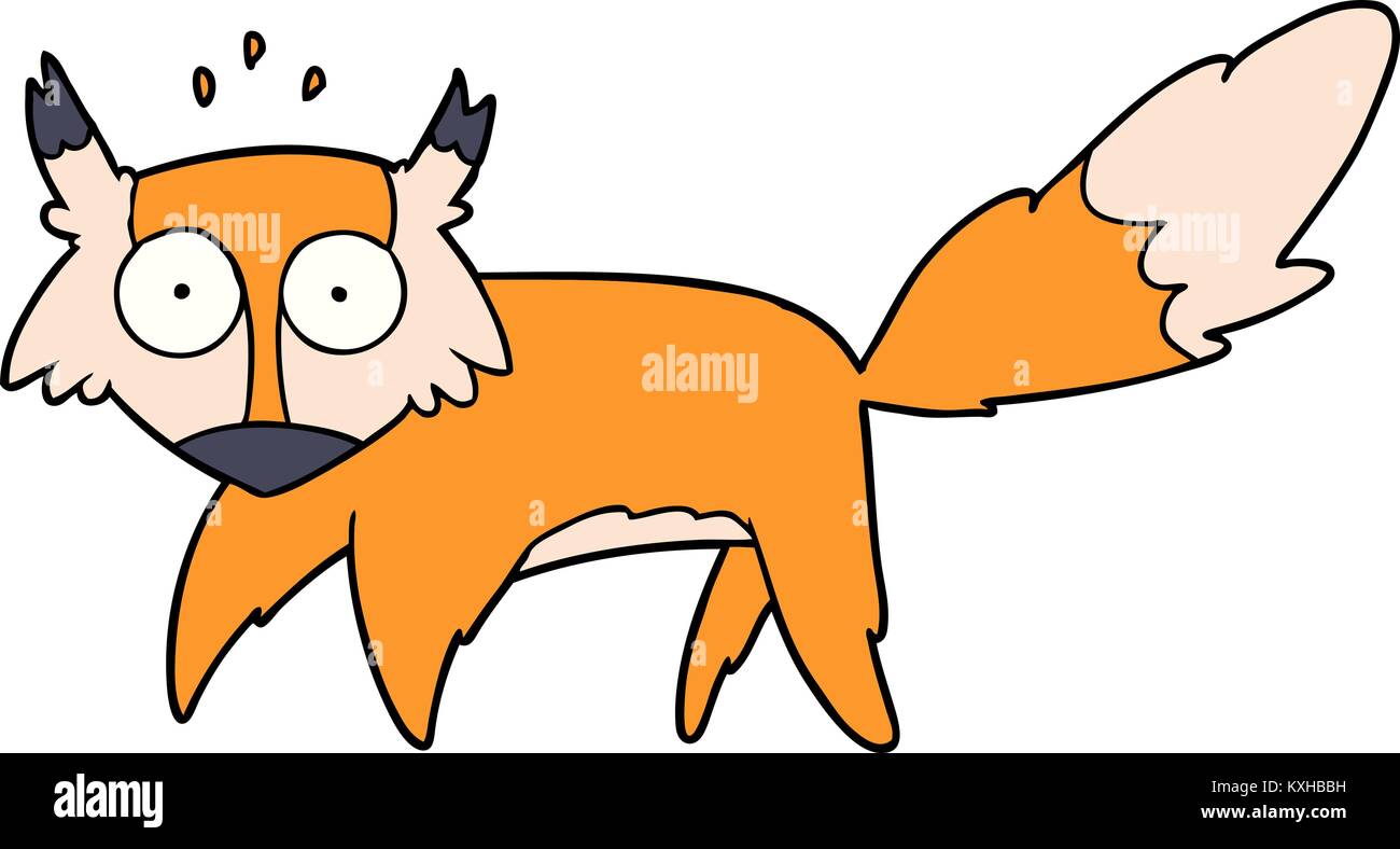 Fox staring at you Stock Vector Images - Alamy