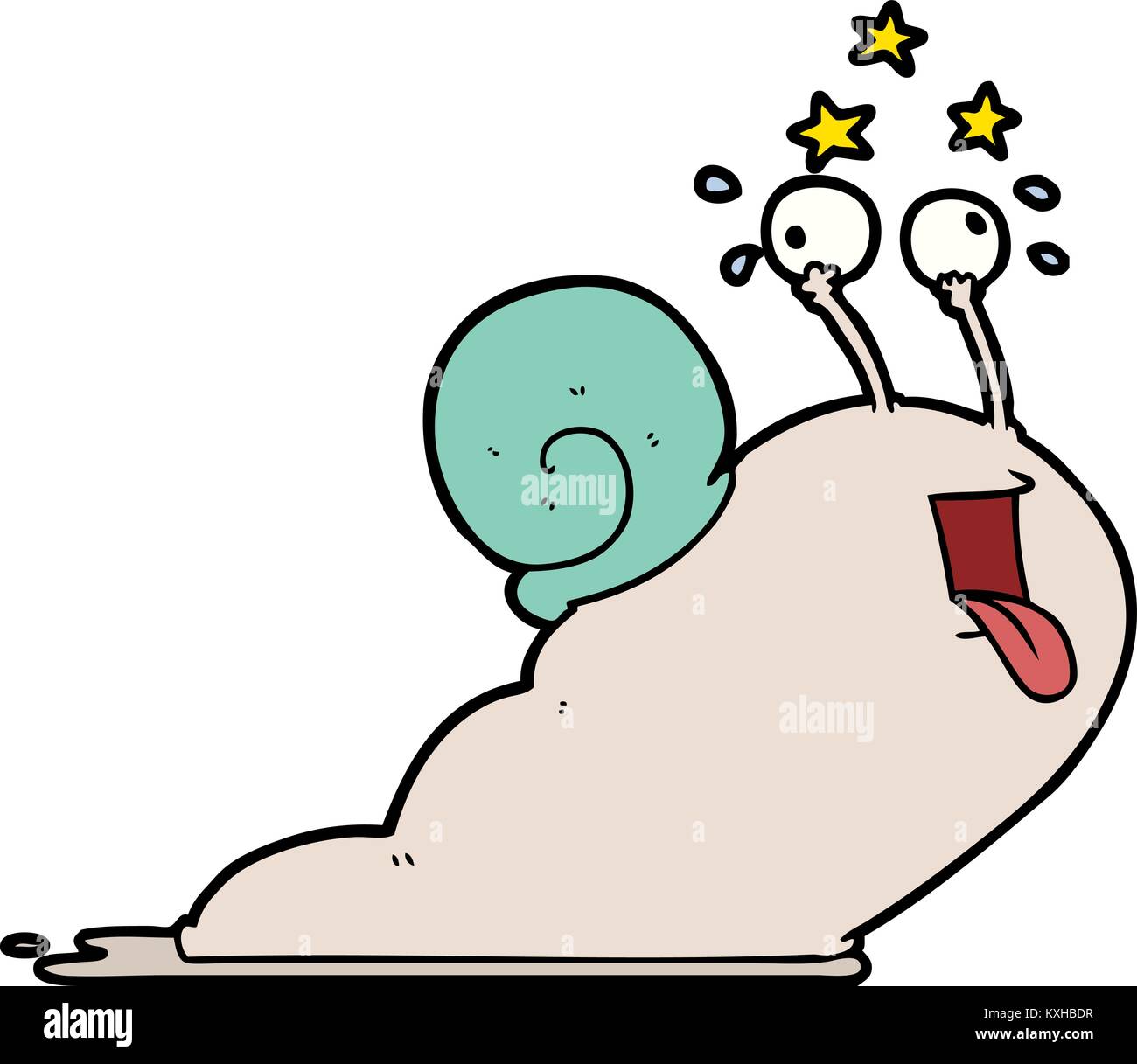 crazy cartoon snail Stock Vector Image & Art - Alamy