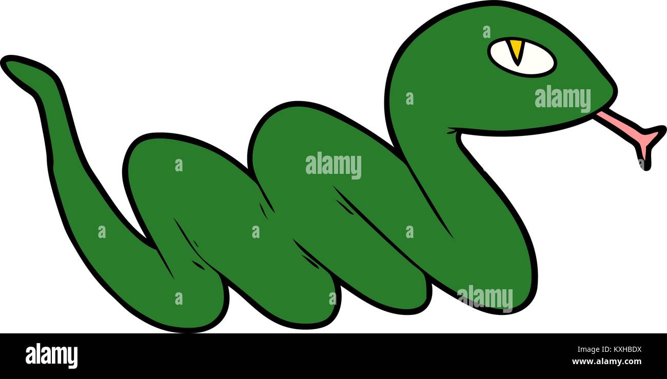 cartoon slithering snake Stock Vector Image & Art - Alamy