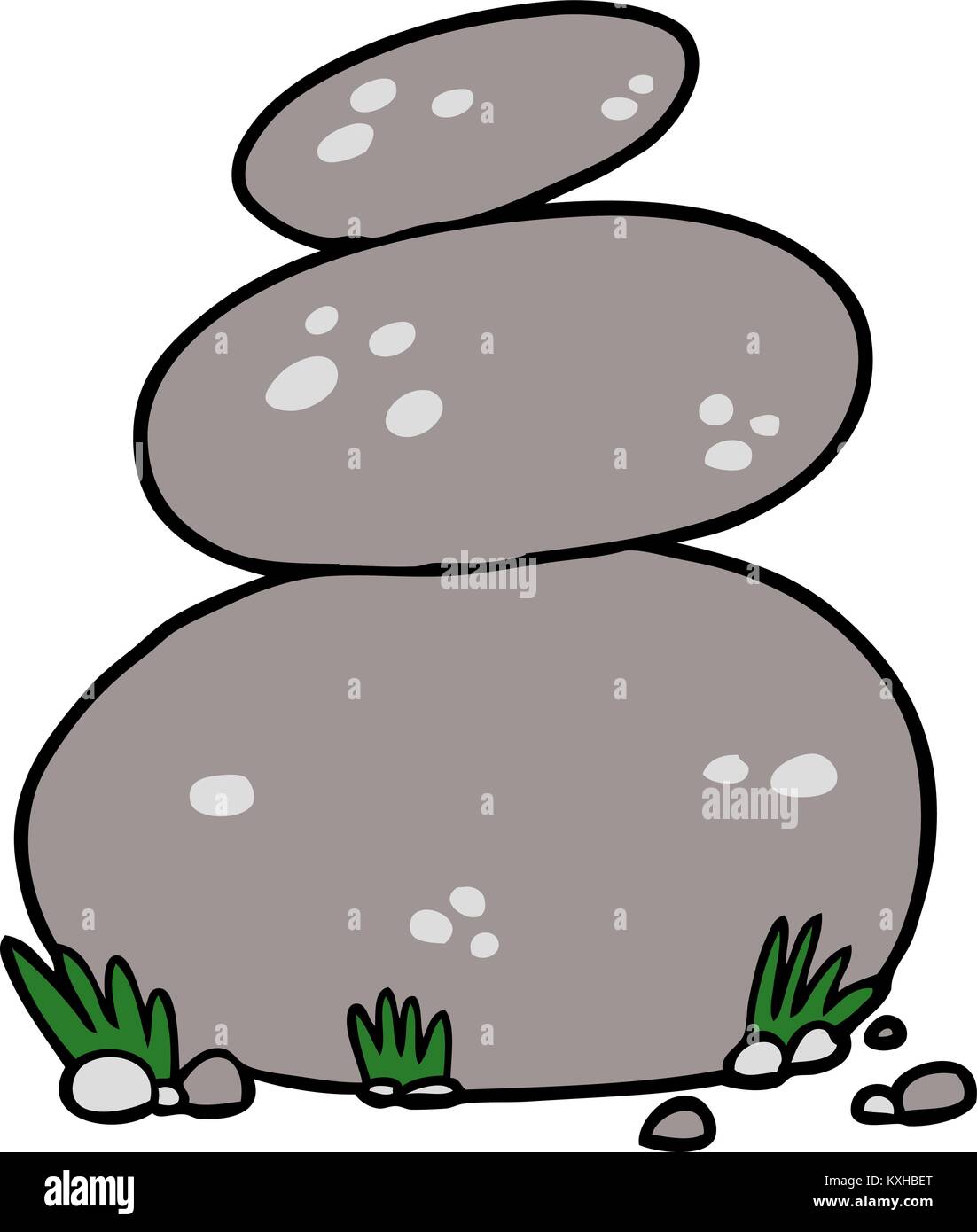 cartoon large stacked stones Stock Vector Image & Art - Alamy