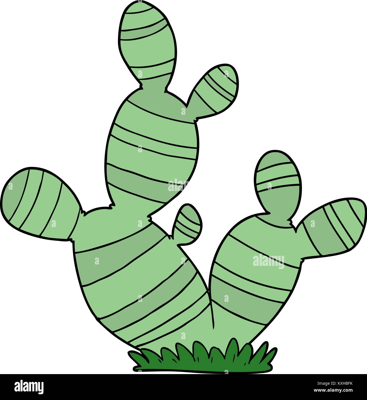 Spikey cactus Stock Vector Images - Alamy