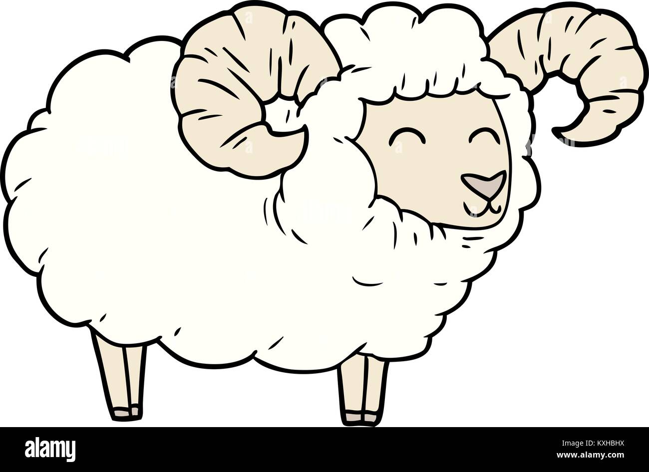 Cartoon Ram High Resolution Stock Photography and Images - Alamy