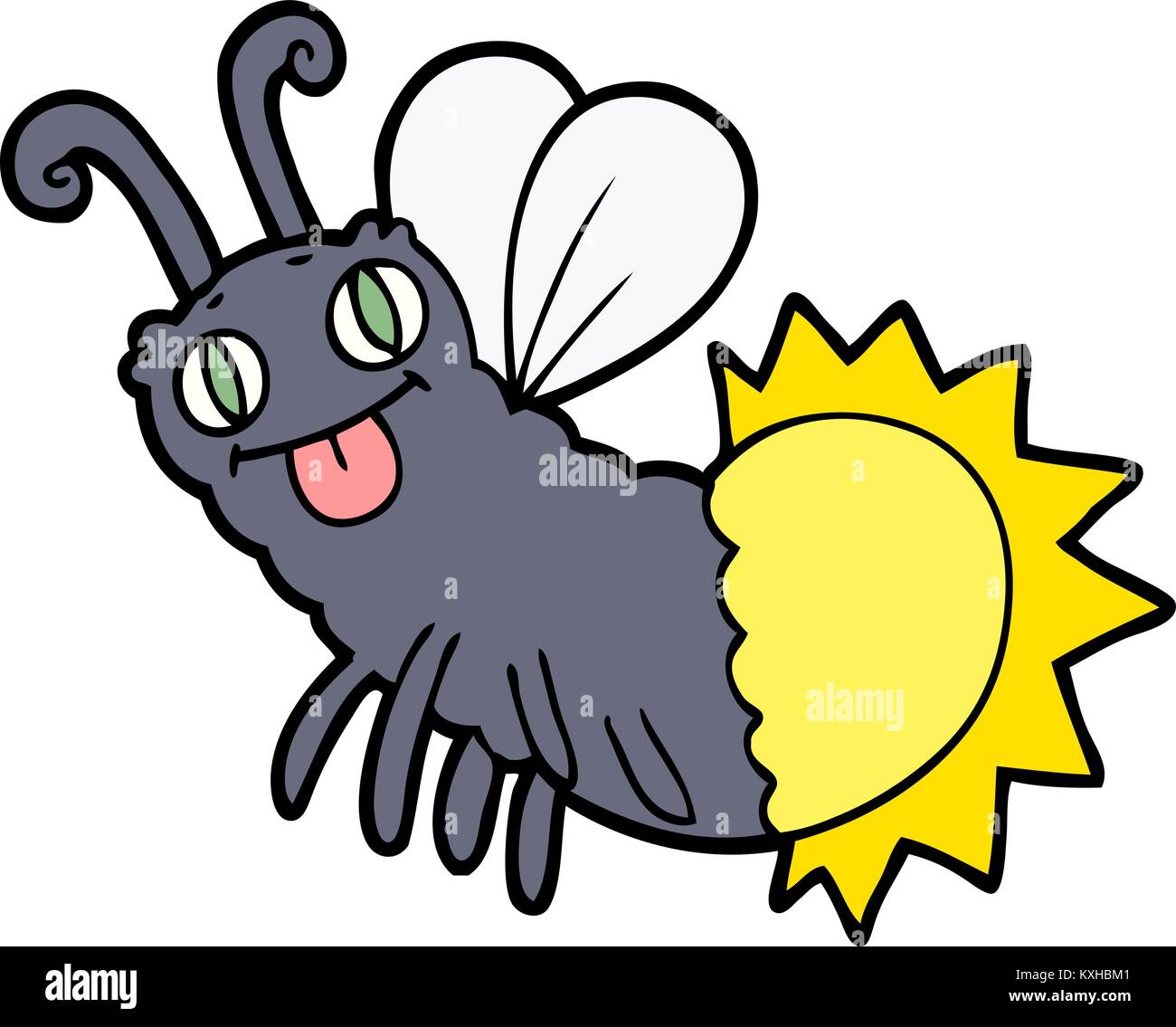 Firefly glow worm Stock Vector Images - Alamy