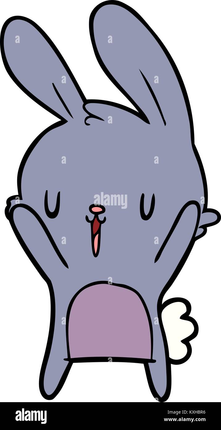 cute cartoon rabbit Stock Vector Image & Art - Alamy