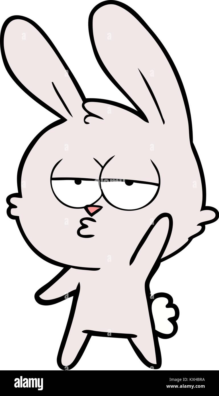 cute cartoon rabbit Stock Vector Image & Art - Alamy