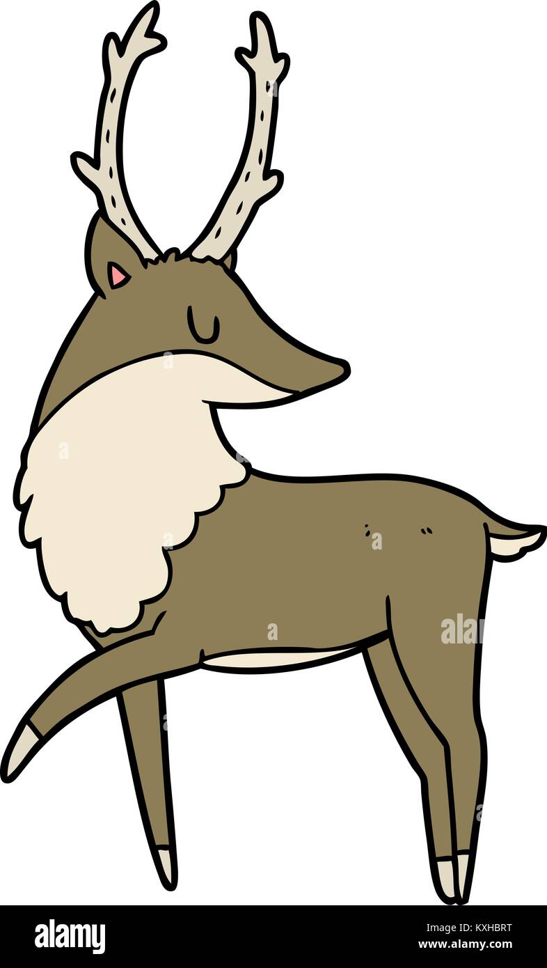 Stag Illustration High Resolution Stock Photography and Images - Alamy