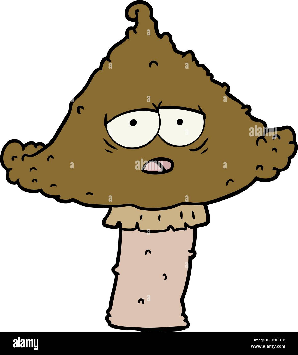 cartoon mushroom with face Stock Vector Image & Art - Alamy