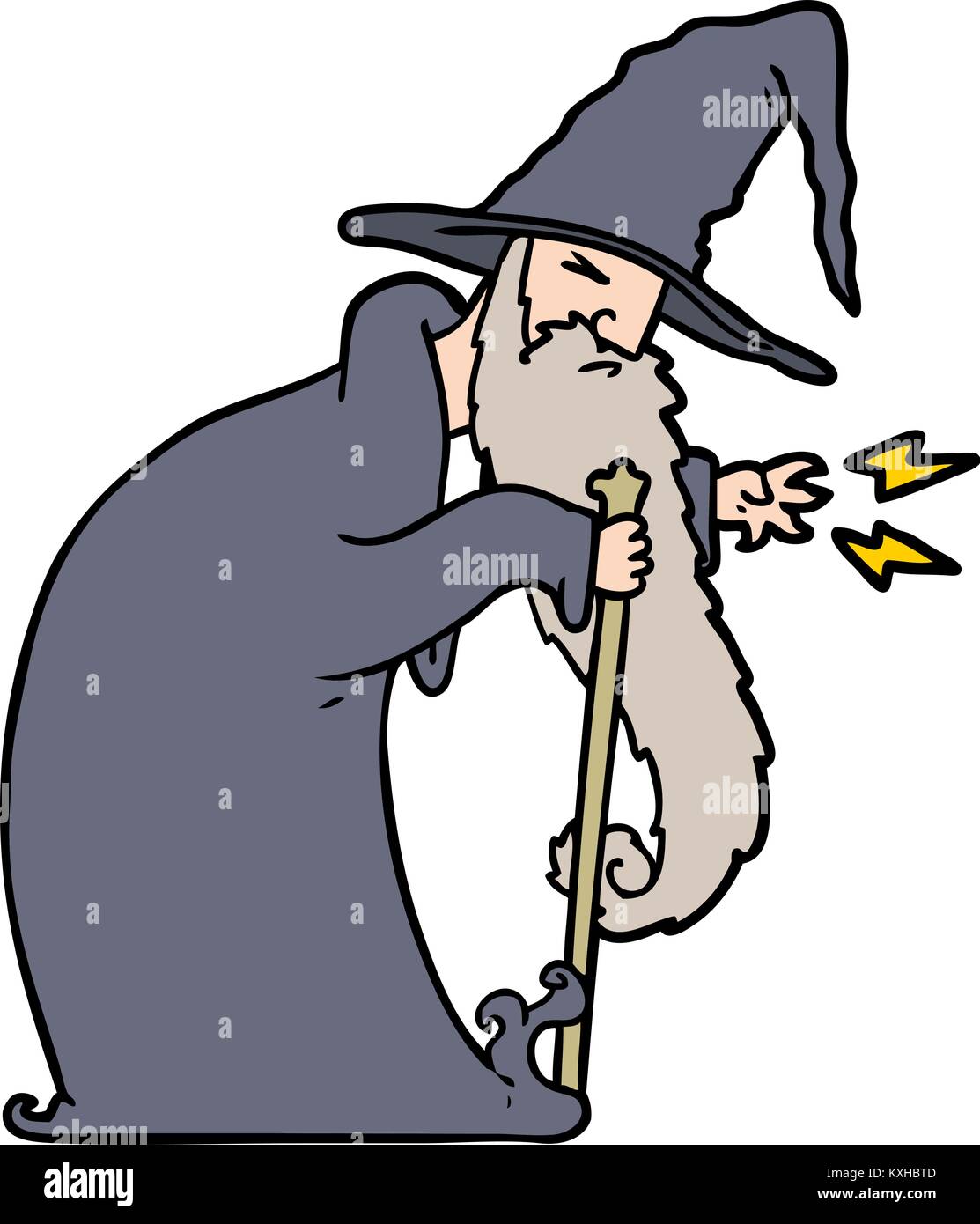 Cartoon Wizard High Resolution Stock Photography and Images - Alamy