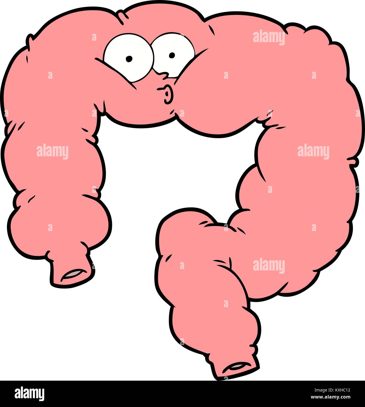 cartoon surprised colon Stock Vector Image & Art - Alamy