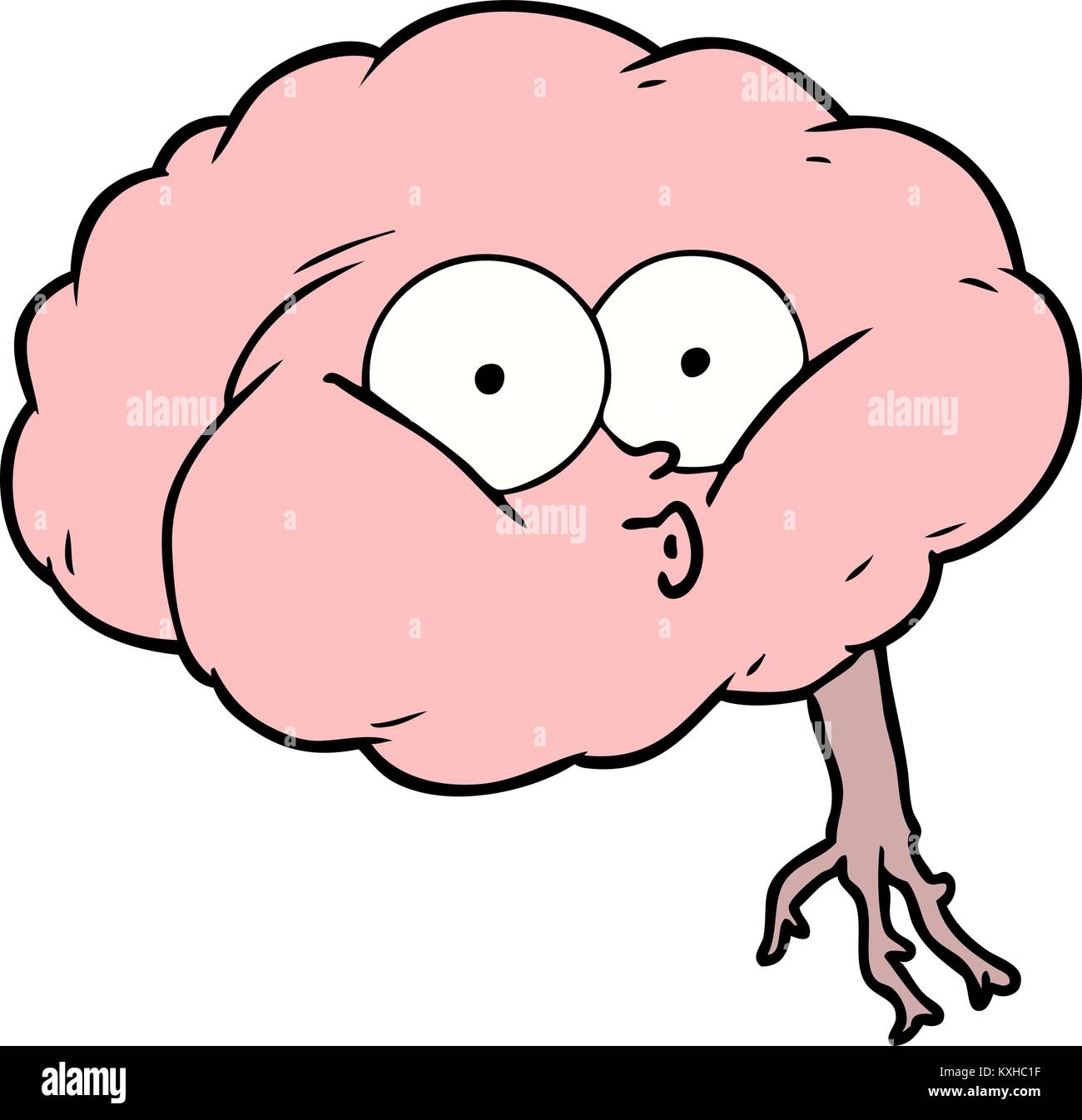 cartoon impressed brain Stock Vector Image & Art - Alamy