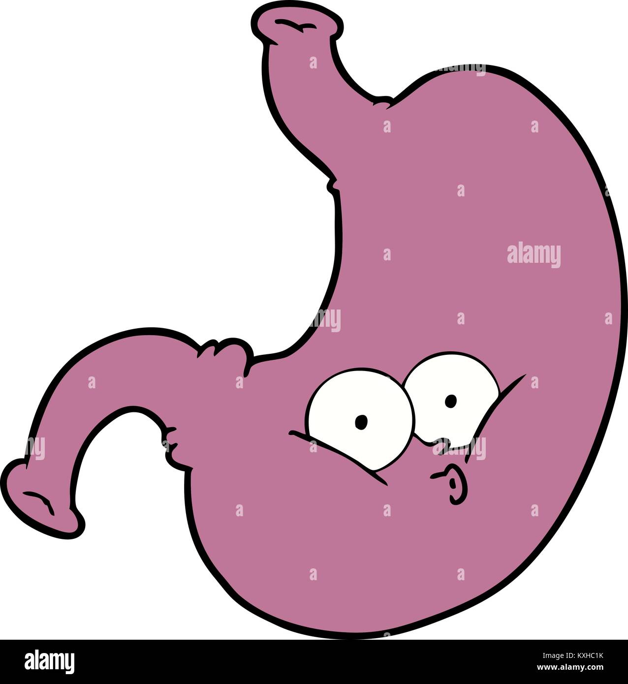 Bloated stomach Stock Vector Images - Alamy
